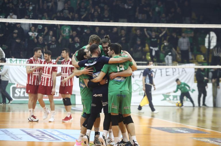 Παναθηναϊκός-Ολυμπιακός 3-1 σετ: Κορυφώνεται η μάχη για τον τίτλο της ...