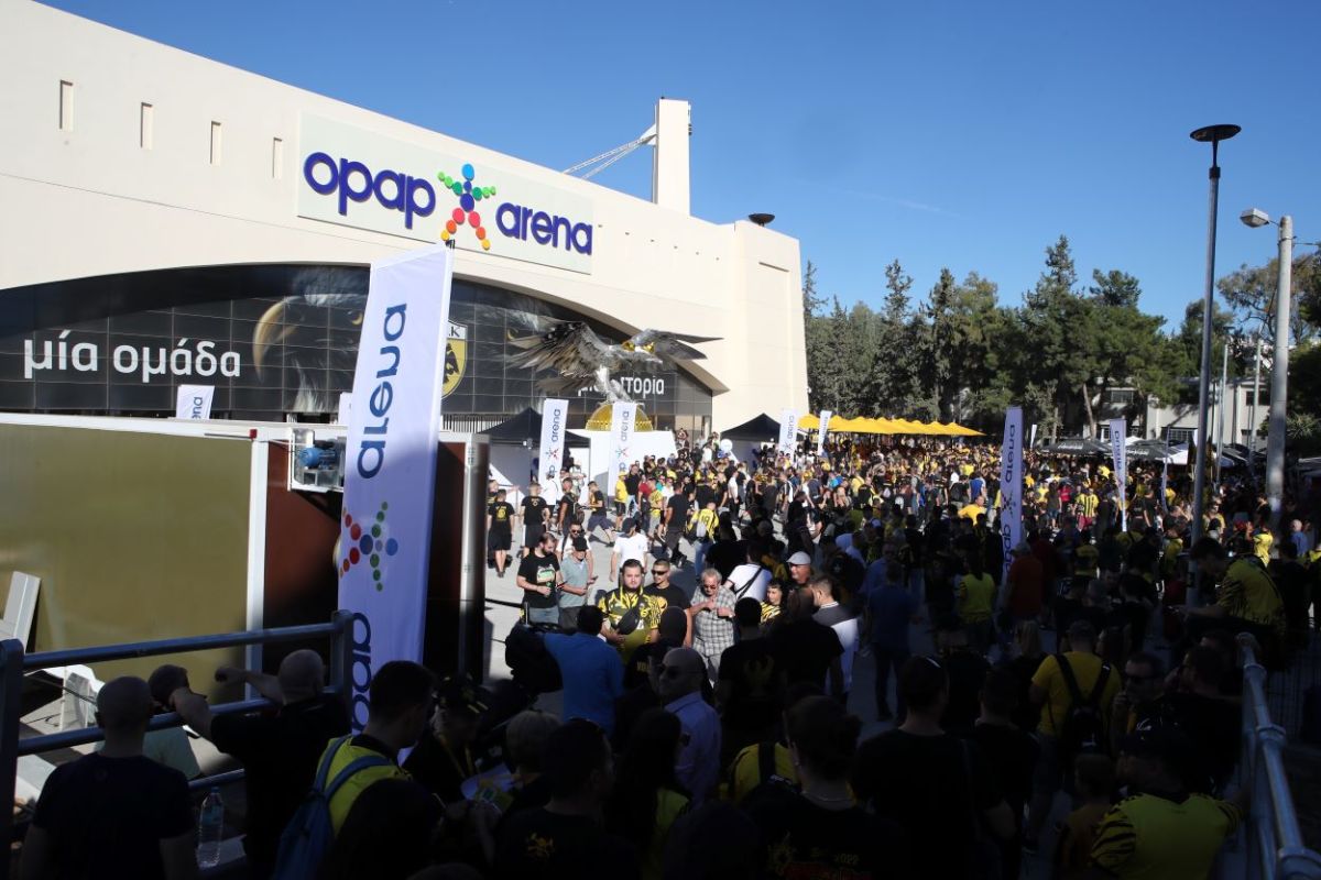 "Πλημμύρισε" από κόσμο το νέο γήπεδο της ΑΕΚ [pic,vid] | Ειδησεις ...